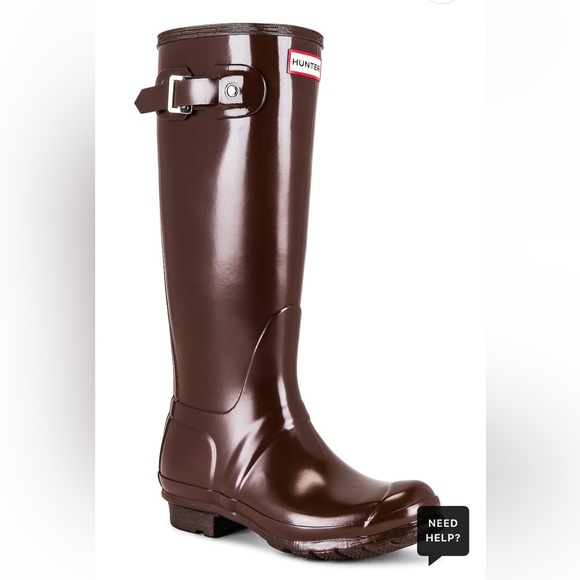 Hunter | Shoes | Hunter Original Tall Gloss Boot In Brown Best Classic ...